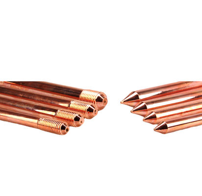 ASTM 99.99 Percent Solid Copper Round Rod C10500 C10700 Welding Rod 5.8m 6m