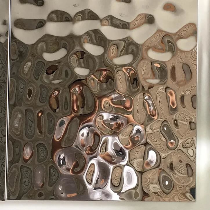 AISI Inox Water Ripple Stainless Steel Sheet Plate Colored 304 304L 316 ...