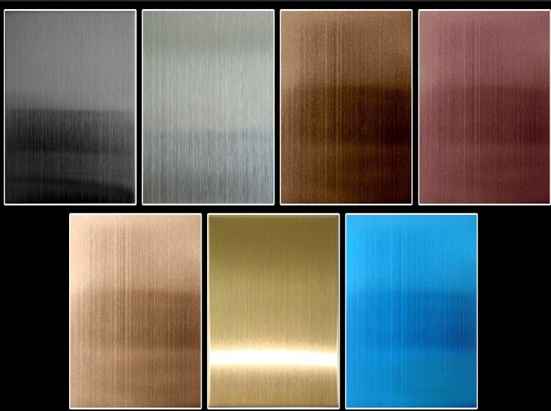 AISI 304 0.4mm Thick Gold Mirror Stainless Steel Sheet/ Plate Different ...