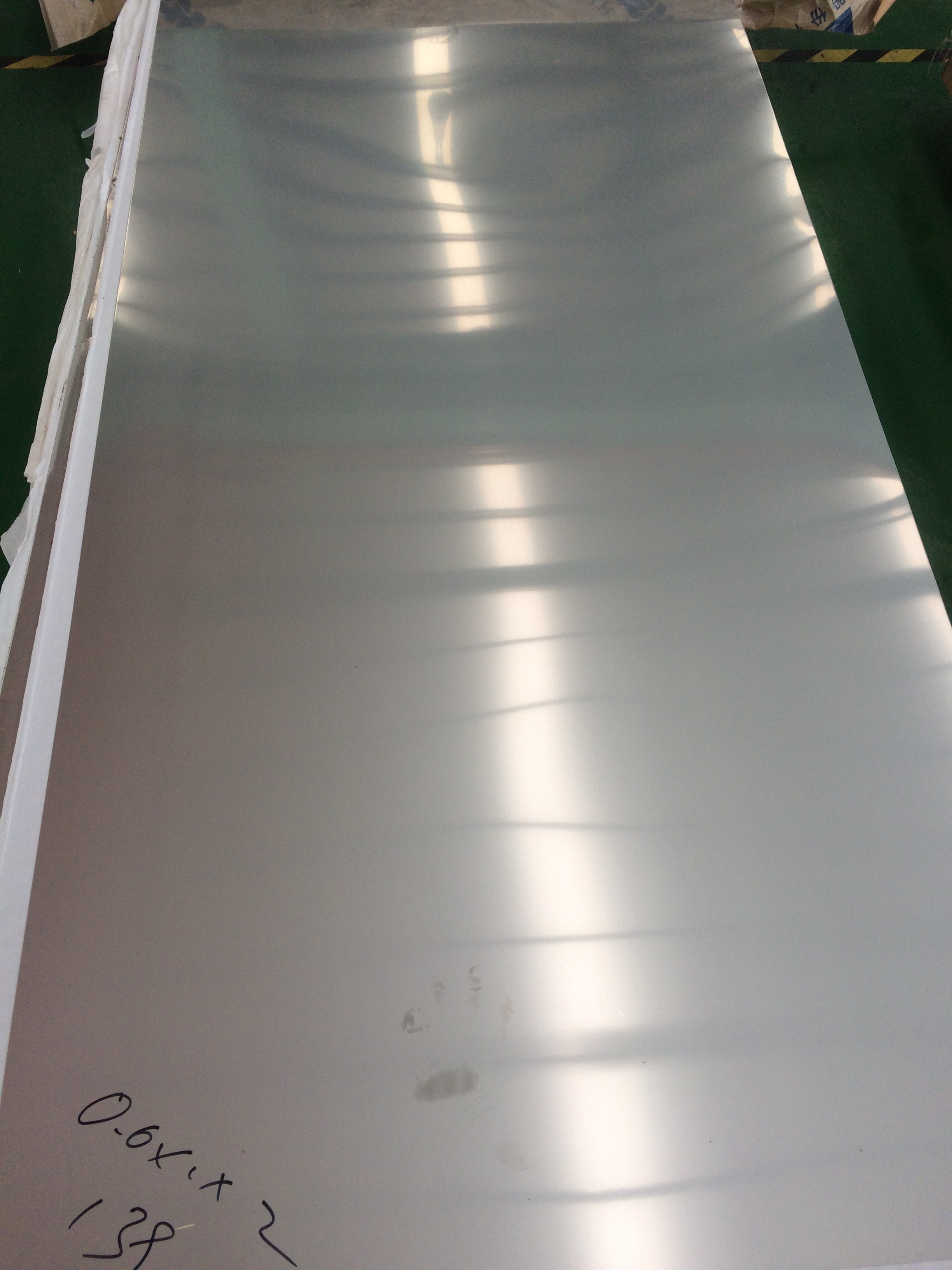 SS Mirror Finish 6mm Stainless Steel Plate 2B Finish PE Coated EN AISI ...