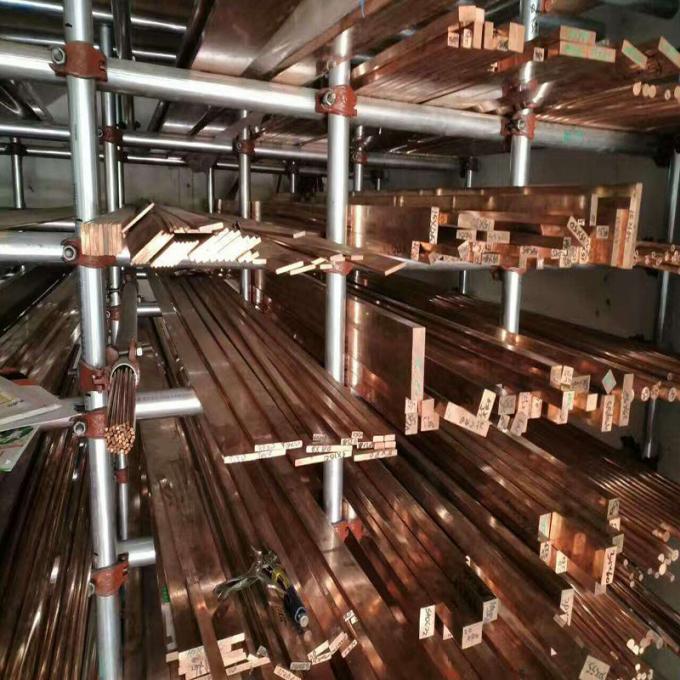 8mm Square H90 Copper Solid Rod 1mm 2mm T2 C1221 C1201