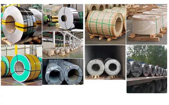 ASTM 304 316 3mm Stainless Steel Coil Roll 300 400 Series 2B Finished 180mm