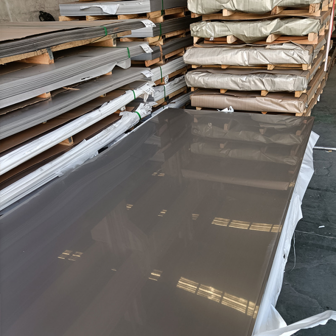 SUS 304N SS 304 Stainless Steel Plate Sheets Customized BA Finish 4*8 ...