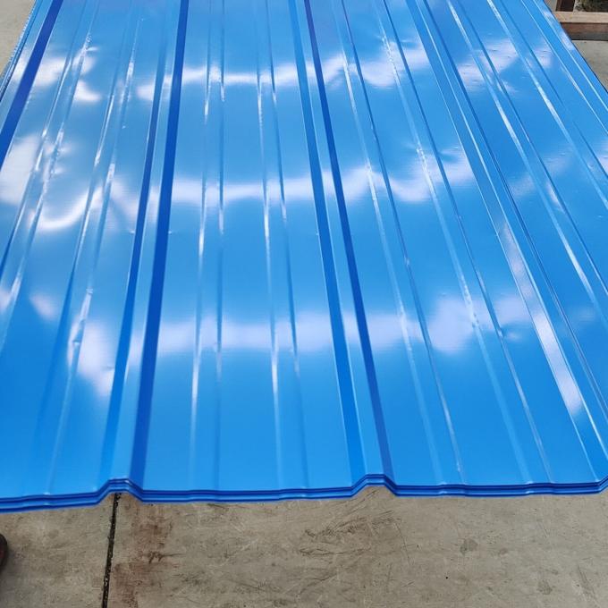 Corrugated Prepainted PPGI Steel Sheet DX51 DX52D Galvanized Roofing Sheet