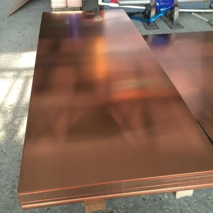 Cathode C10100 Copper Alloy Sheet High Purity 99.99%