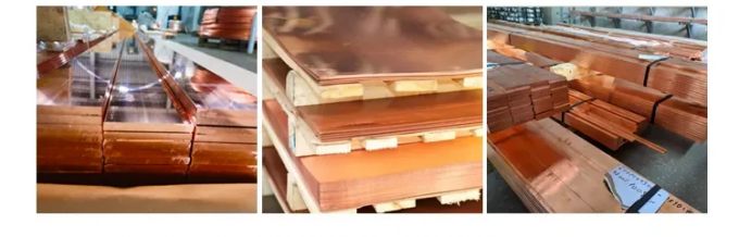 Cathode C10100 Copper Alloy Sheet High Purity 99.99%