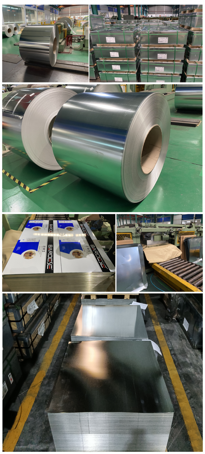 MR SPCC Electrolytic Chrome Coated Steel Sheet Tin Plated Steel Sheet ...